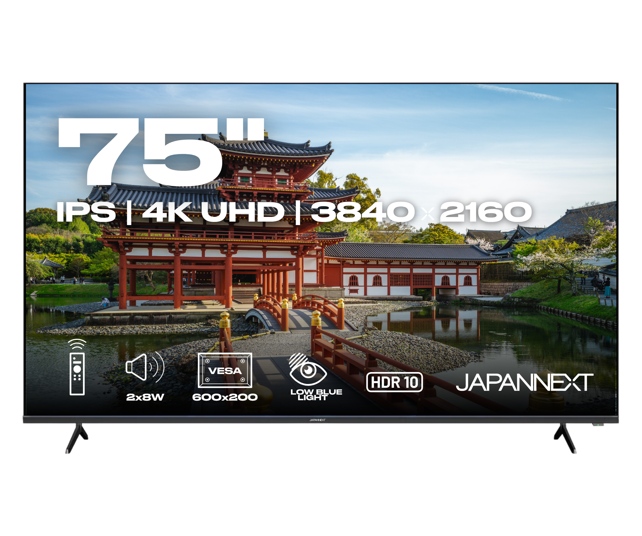 Schermo per digital signage | 75” | UHD/4K – JAPANNEXT